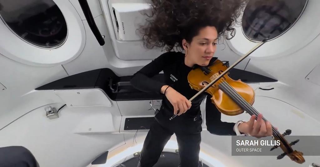 The Strad - Video: First violin performance in space | The Strad