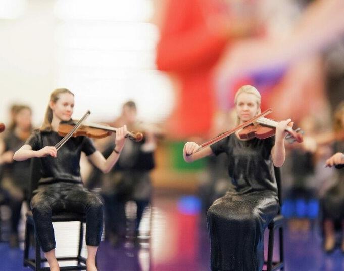 3D-printed miniature orchestra at Musical Instrument Museum | Gallery ...