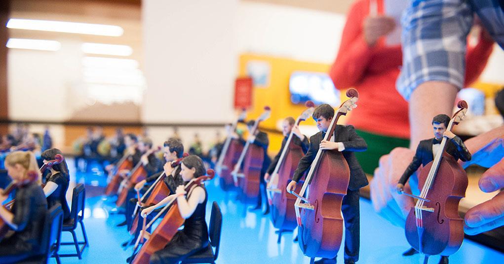 3D-printed miniature orchestra at Musical Instrument Museum | Gallery ...