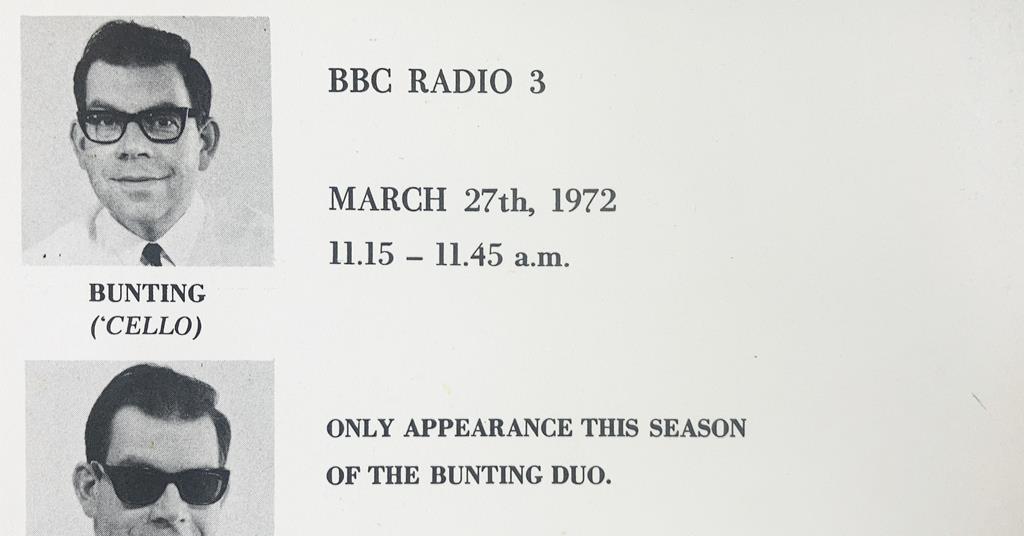 The Strad - 100 years of cellist Christopher Bunting: ‘The truth of one ...
