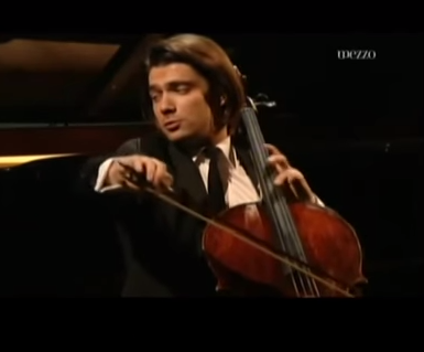 Cellist Gautier Capuçon performs Paganini's Variations on a Theme of ...