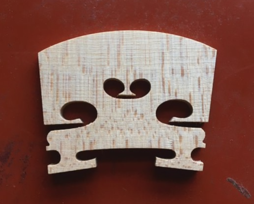 Trade Secrets: Designing a bridge for a violin with distorted arching ...