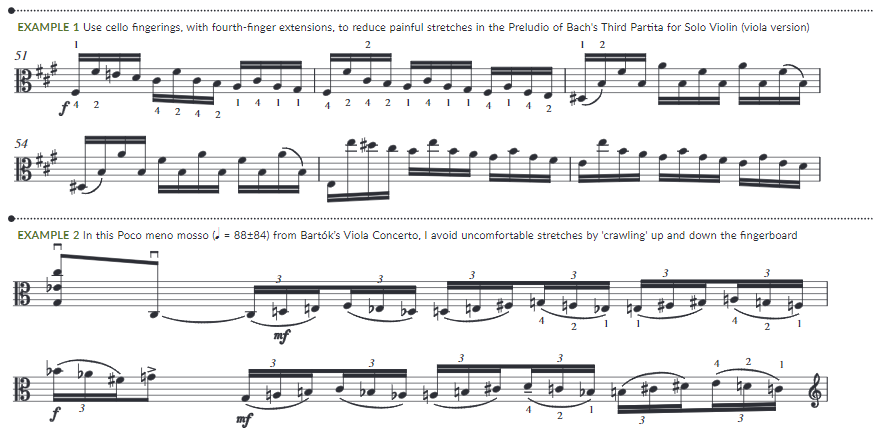 Technique: Playing the viola with a small frame | Premium Feature | The ...