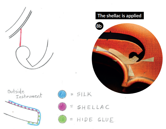 The Strad - Trade secrets: External crack repair using silk | The Strad