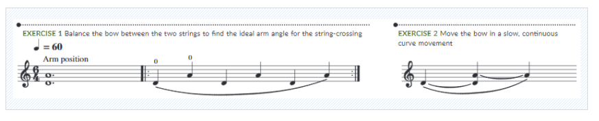 Two simple exercises for smooth string crossings | Focus | The Strad