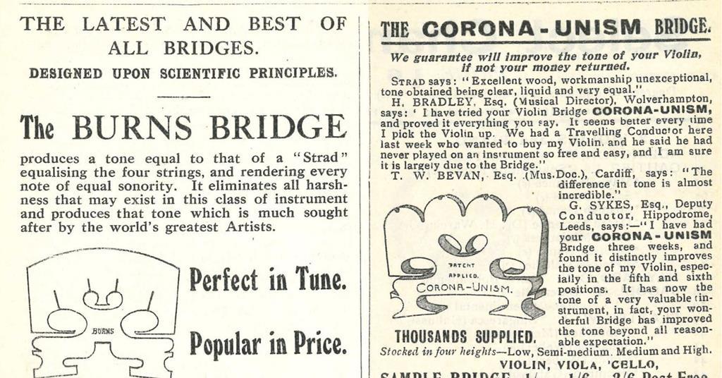 The Strad - Bridging the decades: Bridges from the archive | The Strad
