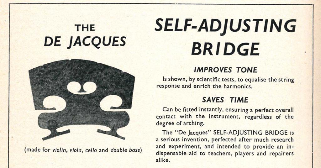 The Strad - Bridging the decades: Bridges from the archive | The Strad