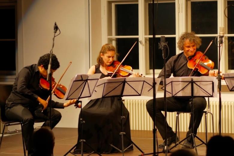 Pforte plays string sextet arrangement of Schubert piano sonata | Video ...