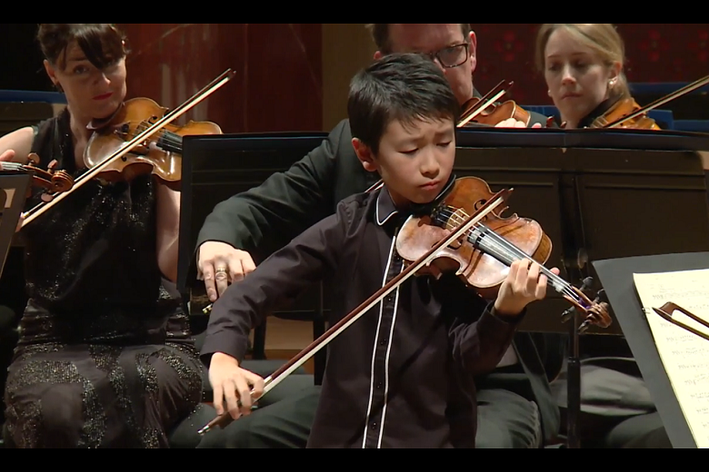 10-year-old Christian Li plays Vivaldi at Menuhin Competition gala ...