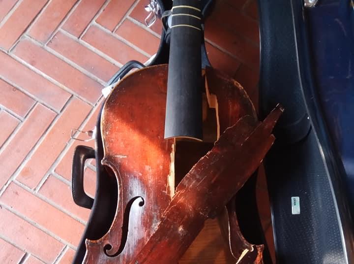 Viol trashed during flight emerges from restoration | Gallery | The Strad