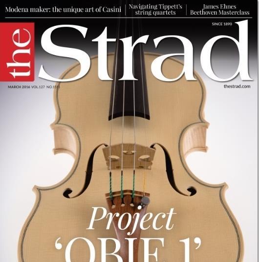 The Strad March 2016 issue is out now | News | The Strad