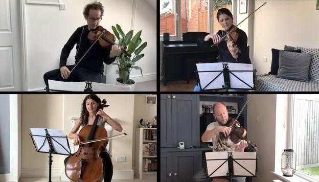 Working from home: Carducci Quartet perform Philip Glass’s String ...