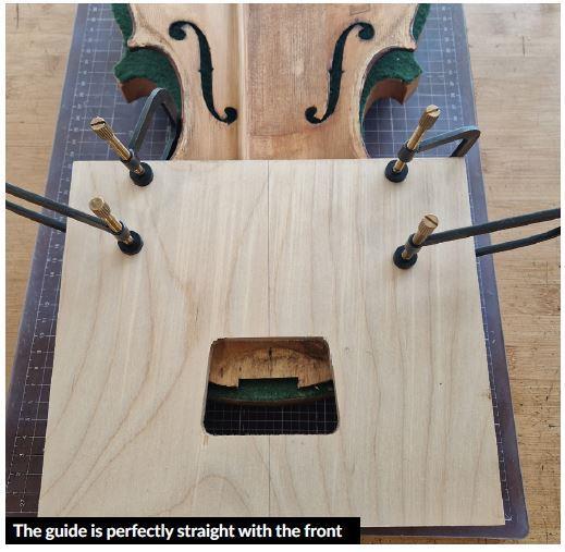 The Strad - Trade Secrets: Half-edging with a router | The Strad