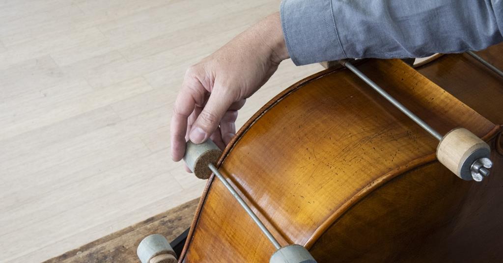 The Strad - In the zone: a one-person double bass repair method | The Strad