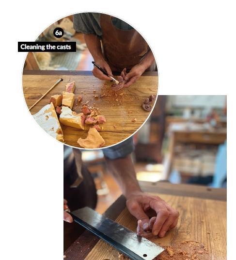 The Strad - Trade Secrets: Making a scroll cast using foam | The Strad