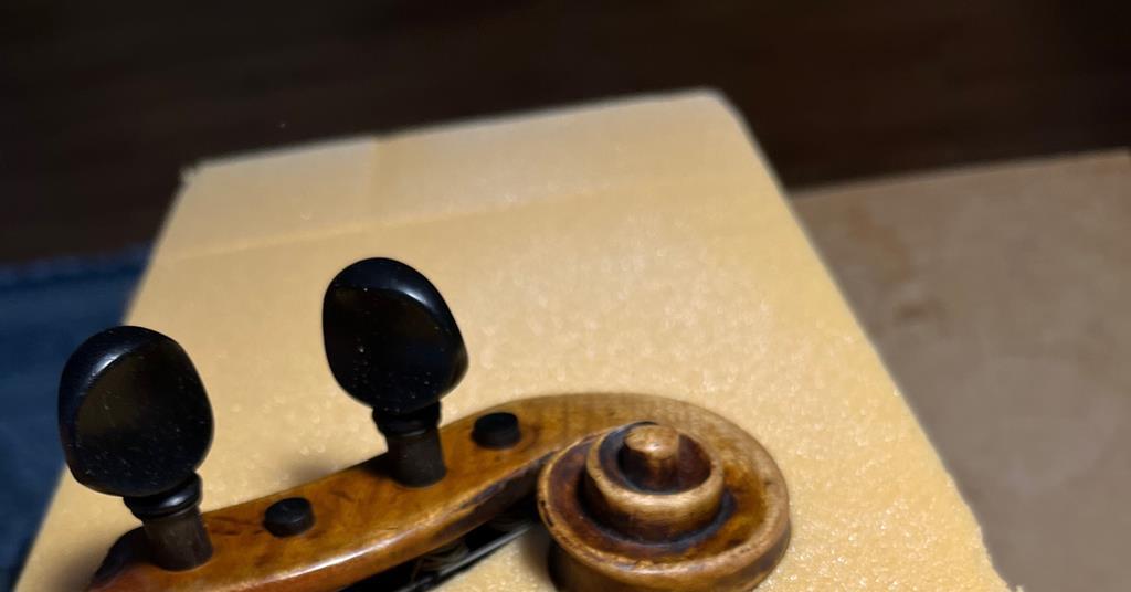 The Strad - Trade Secrets: Making a scroll cast using foam | The Strad