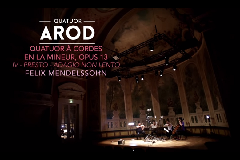 The Arod Quartet record Mendelssohn String Quartet op.13 in A Minor ...