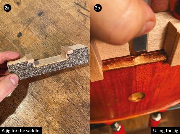 Carving a ‘Hill-style’ saddle for cello | The Strad