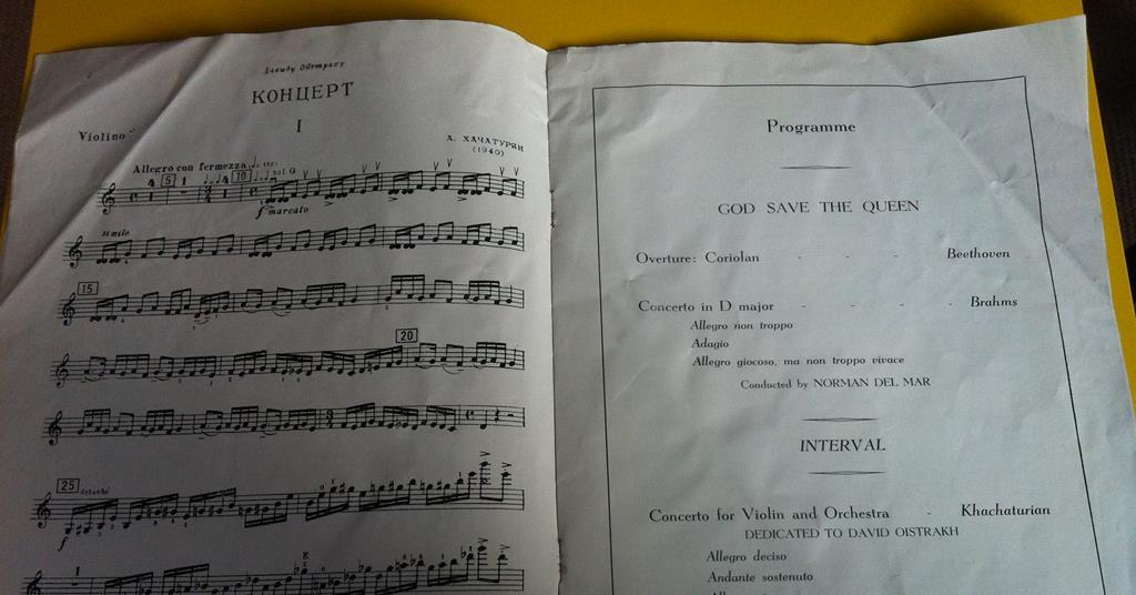Concert programmes from the 1950s | Gallery | The Strad