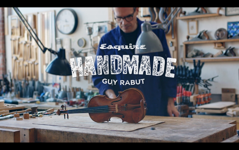 Violin maker Guy Rabut featured in Esquire video series 'Handmade ...