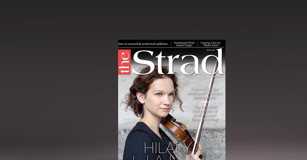The Strad October 2018 issue is out now | News | The Strad