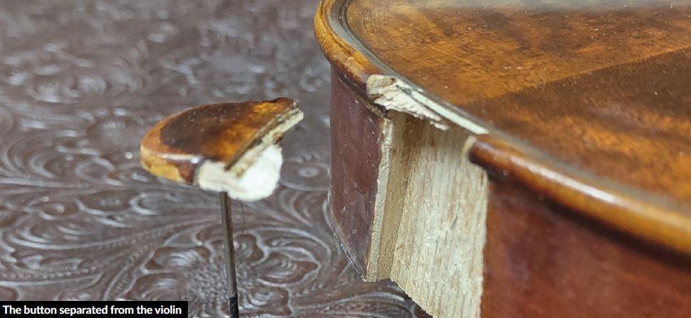 The Strad - Trade Secrets: A platform for gluing a broken button | The ...