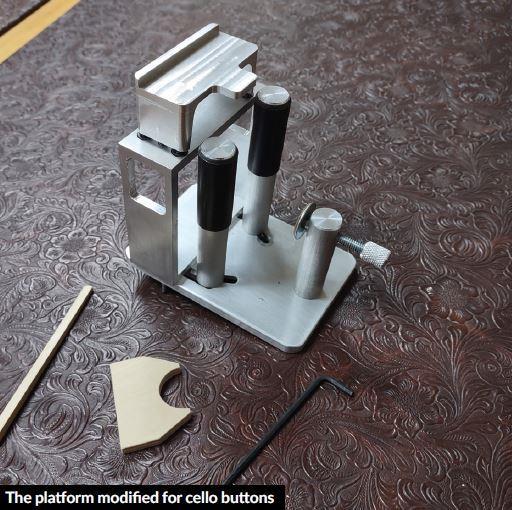 The Strad - Trade Secrets: A platform for gluing a broken button | The ...