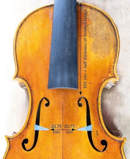 The Strad - Trade Secrets: Fitting a bridge to a violin belly | The Strad