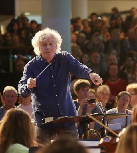 Simon Rattle conducts the first Young Orchestra for London | Gallery ...