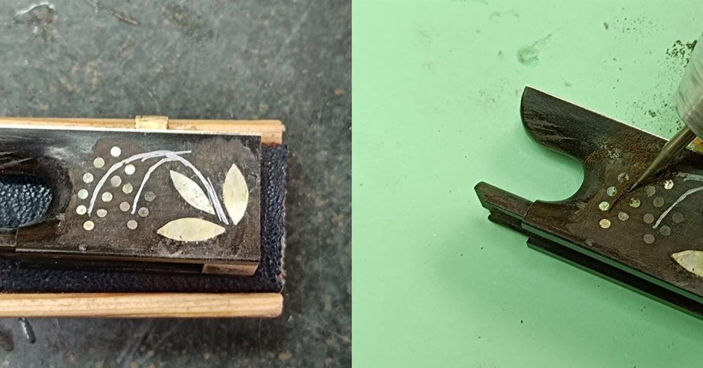 The Strad - Decorating a bow frog: let the flowers bloom | The Strad