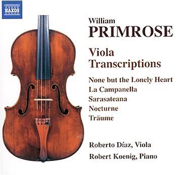 William Primrose – Viola Transcriptions. Zimbalist: Sarasateana. Plus ...