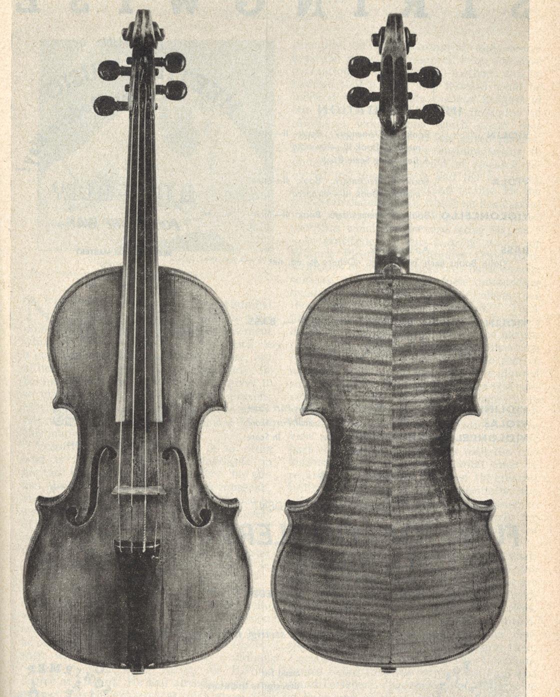From the Archive: The ‘Isador Berger’ Stradivarius violin, Cremona ...