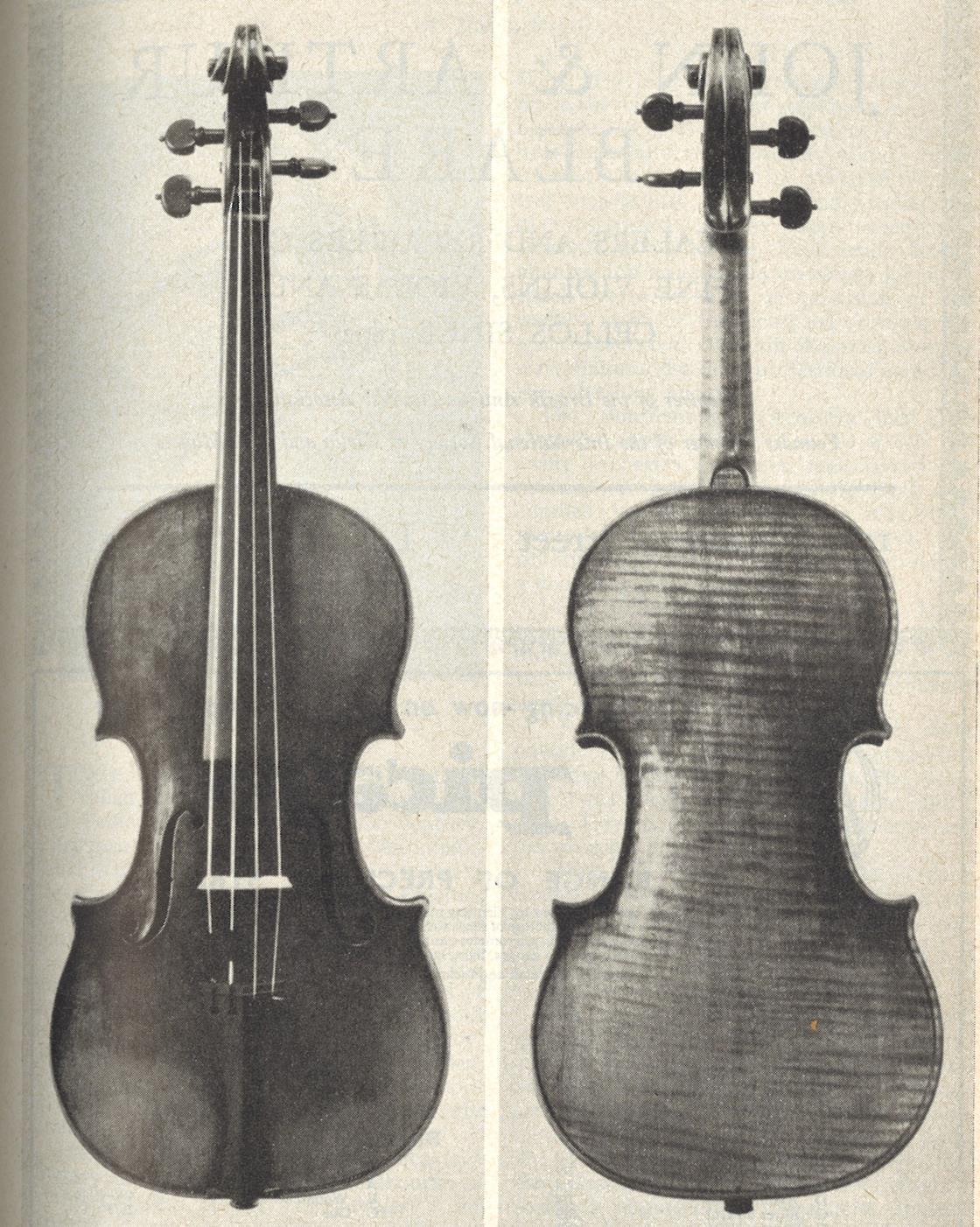 From the Archive: a violin by Antonio Stradivarius, Cremona, 1723, the ...
