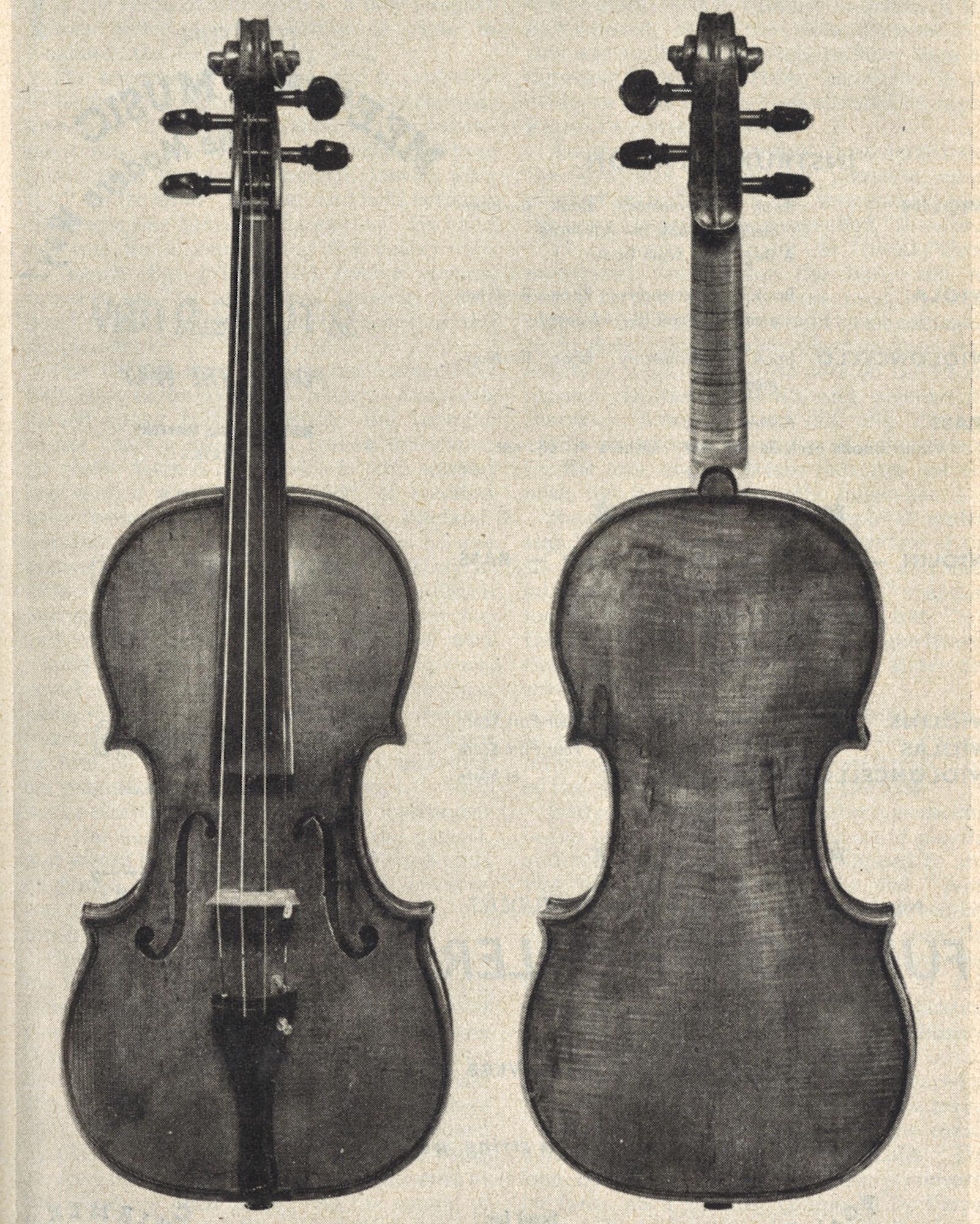 From the Archive: a violin by Michel Angelo Bergonzi, Cremona, 1756 ...