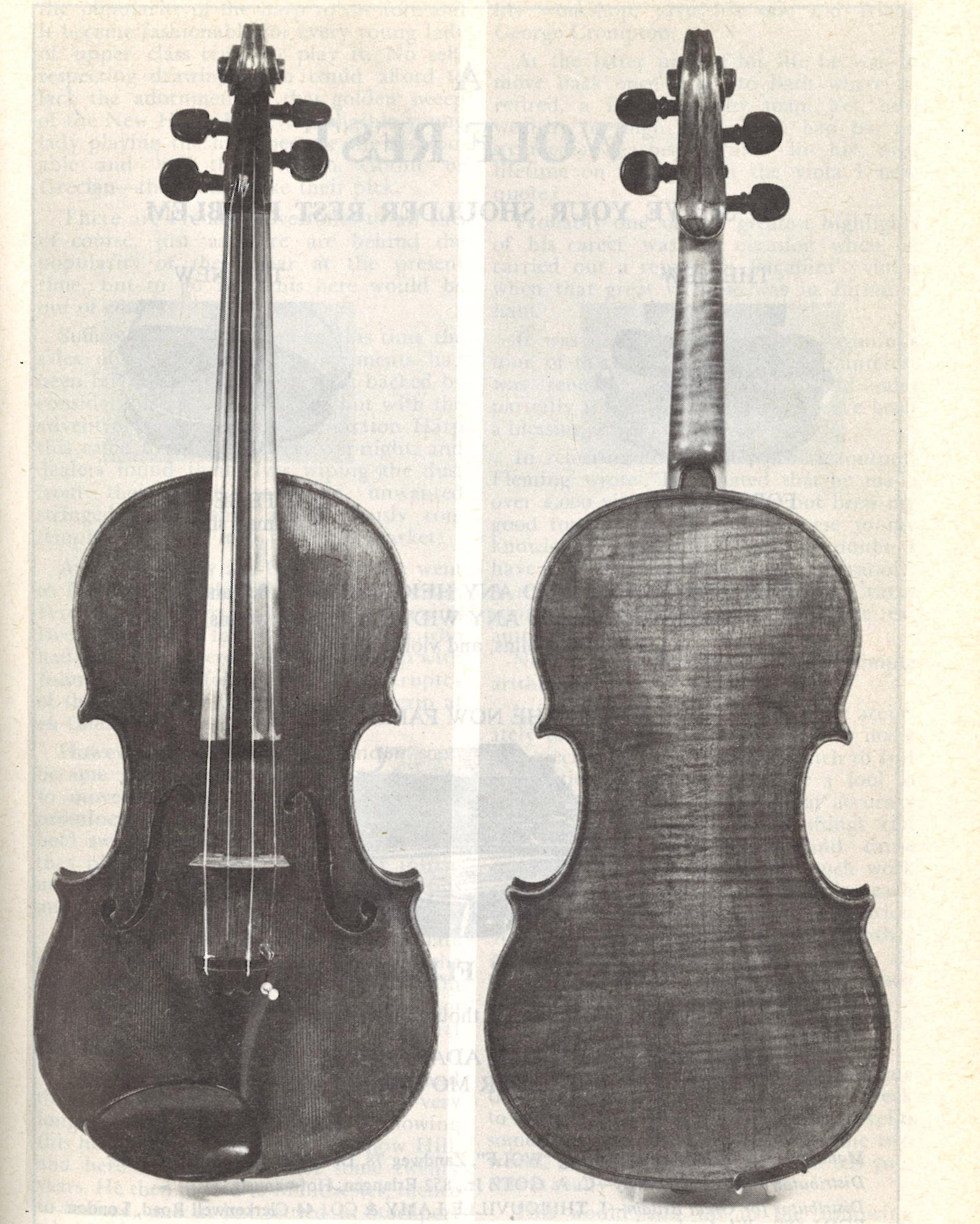 From the Archive: a Craske viola c.1860 | Gallery | The Strad