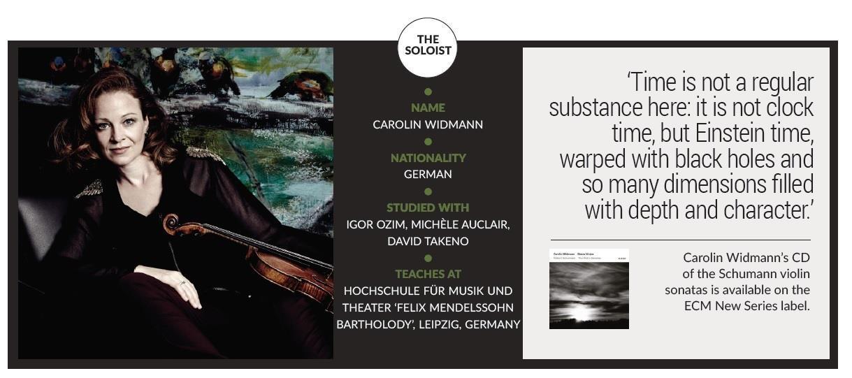 Masterclass: Carolin Widmann on Schumann Violin Sonata no.2 | Focus ...