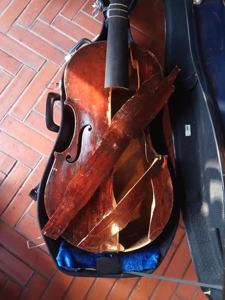Viol trashed during flight emerges from restoration | Gallery | The Strad