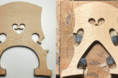 The Strad - Cello bridge design: X marks the spot | The Strad