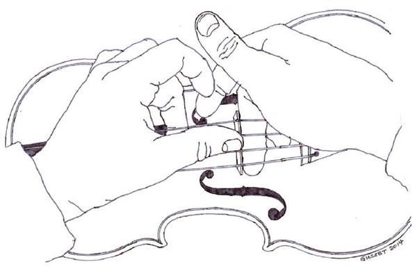The Strad - how to correct a violin bridge position | The Strad