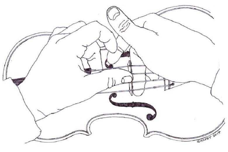 The Strad - how to correct a violin bridge position | The Strad