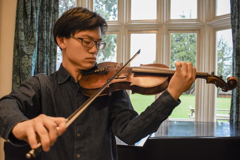 Violin played by woman in Auschwitz given new life by Yehudi Menuhin ...